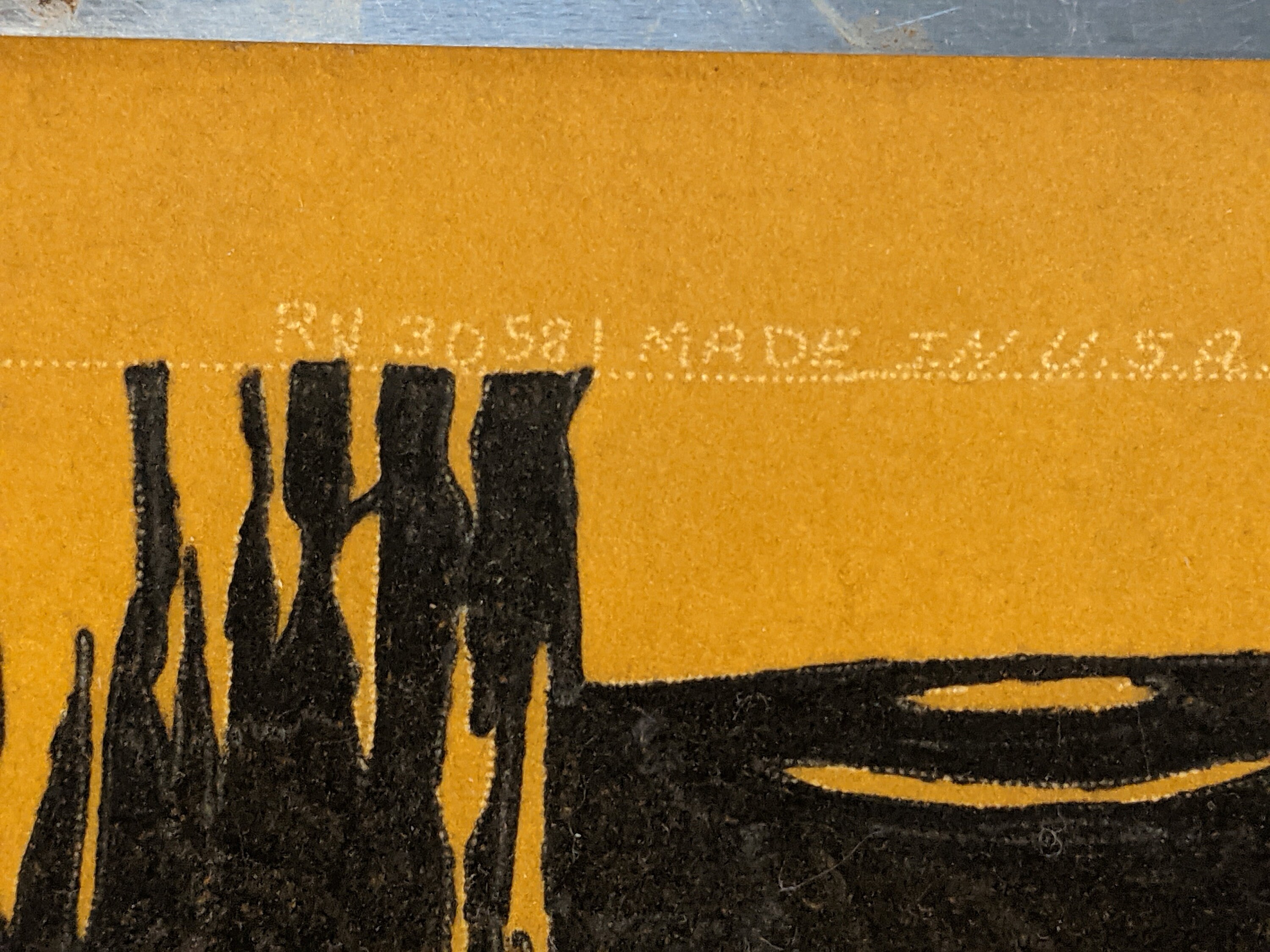 Cowboy Art, Groovy Signed Original Print Painting Artwork on Velour ...