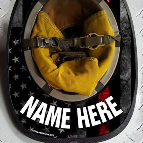 Tactical Red Line Fire Helmet Wrap - Etsy Canada