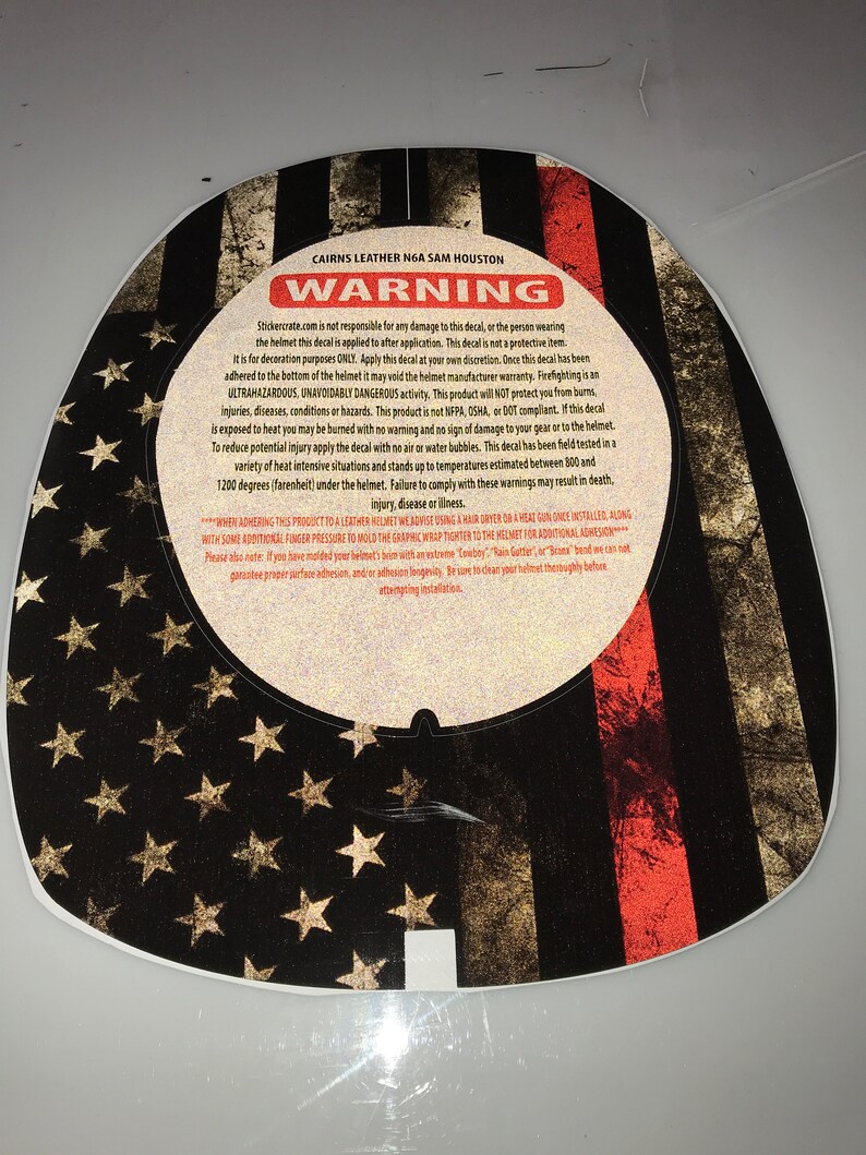 Tactical Red Line Fire Helmet Wrap - Etsy