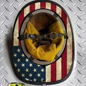 The Classic USA American Flag Fire Helmet Wrap Brim Trim - Etsy