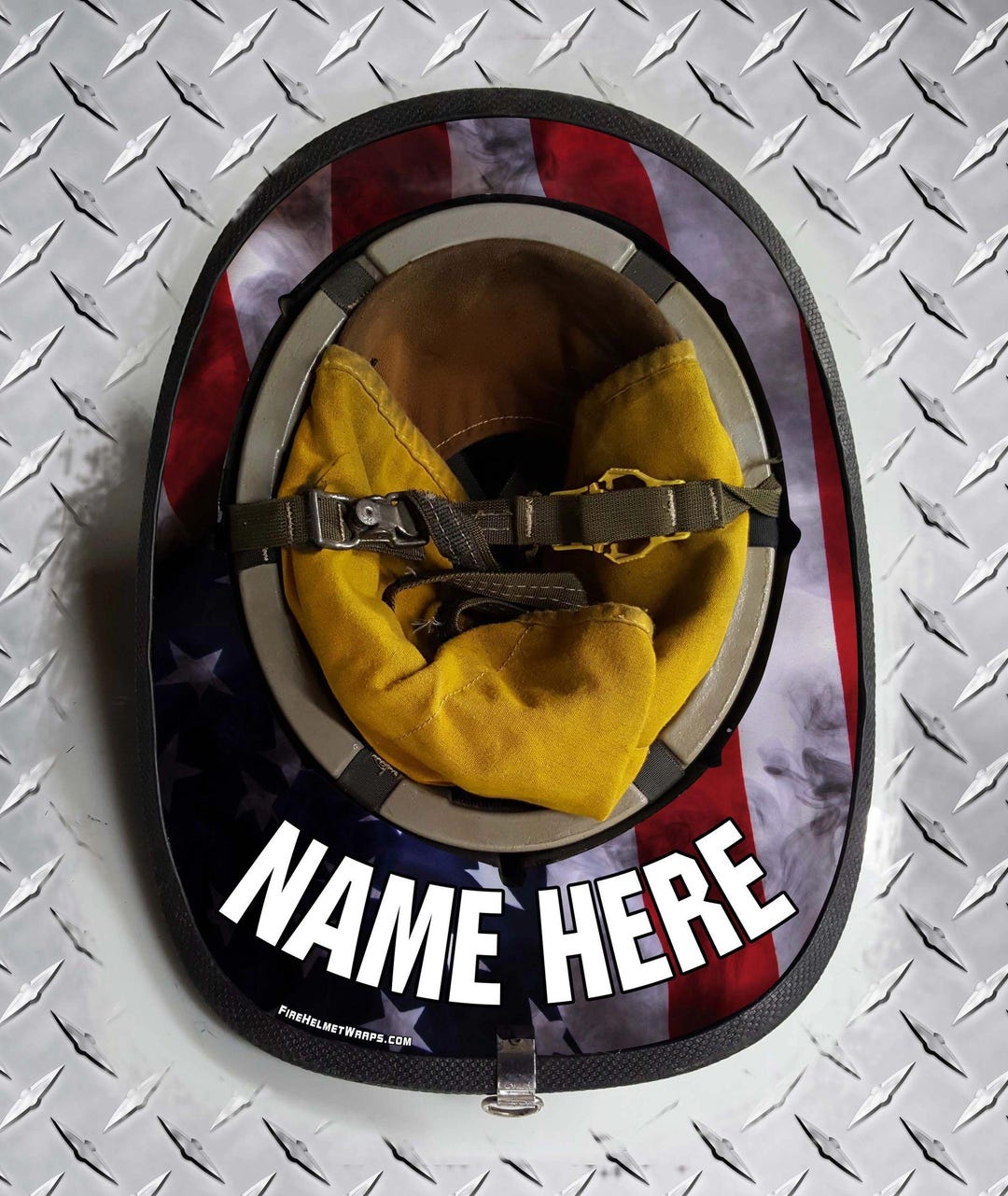 Salty USA American Flag Fire Helmet Skin - Etsy