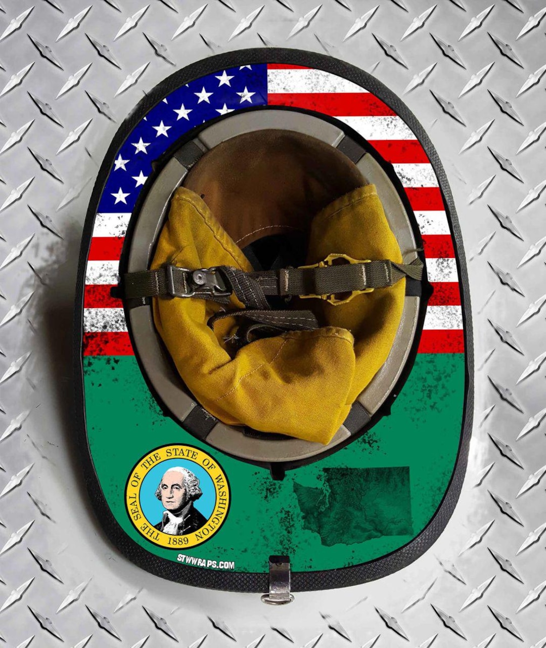 WASHINGTON STATE FLAG Fire Helmet Skin - Etsy