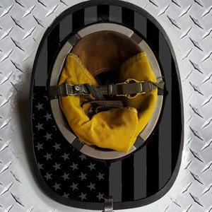 Stealth USA American Flag Fire Helmet Skin Vinyl Wrap Overlay Sticker ...