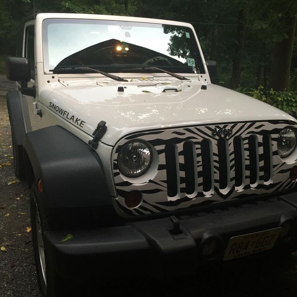 Zebra Print Decal - Etsy