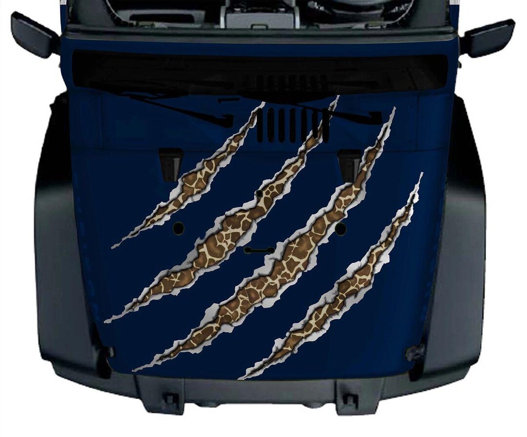 JEFFREY GIRAFFE Metal Claw Rip Vehicle Graphics Kit - Etsy