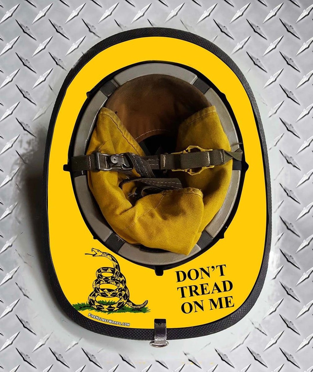 Don't Tread on Me Gadsden Flag Fire Helmet Skin Vinyl Wrap Sticker ...