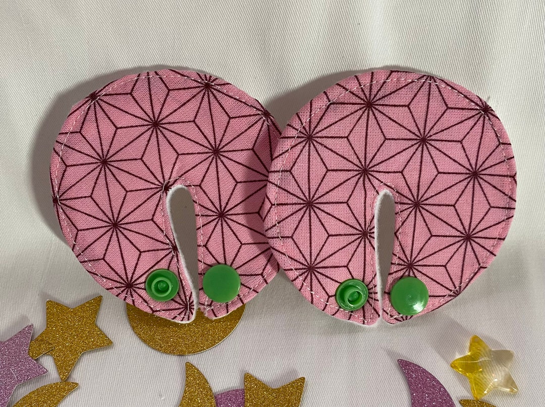 Ready to Ship! Demon Slayer Nezuko Inspired Port Cover and Tube Pads - Etsy