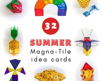 Architecture Magna-tile Idea Cards - Etsy