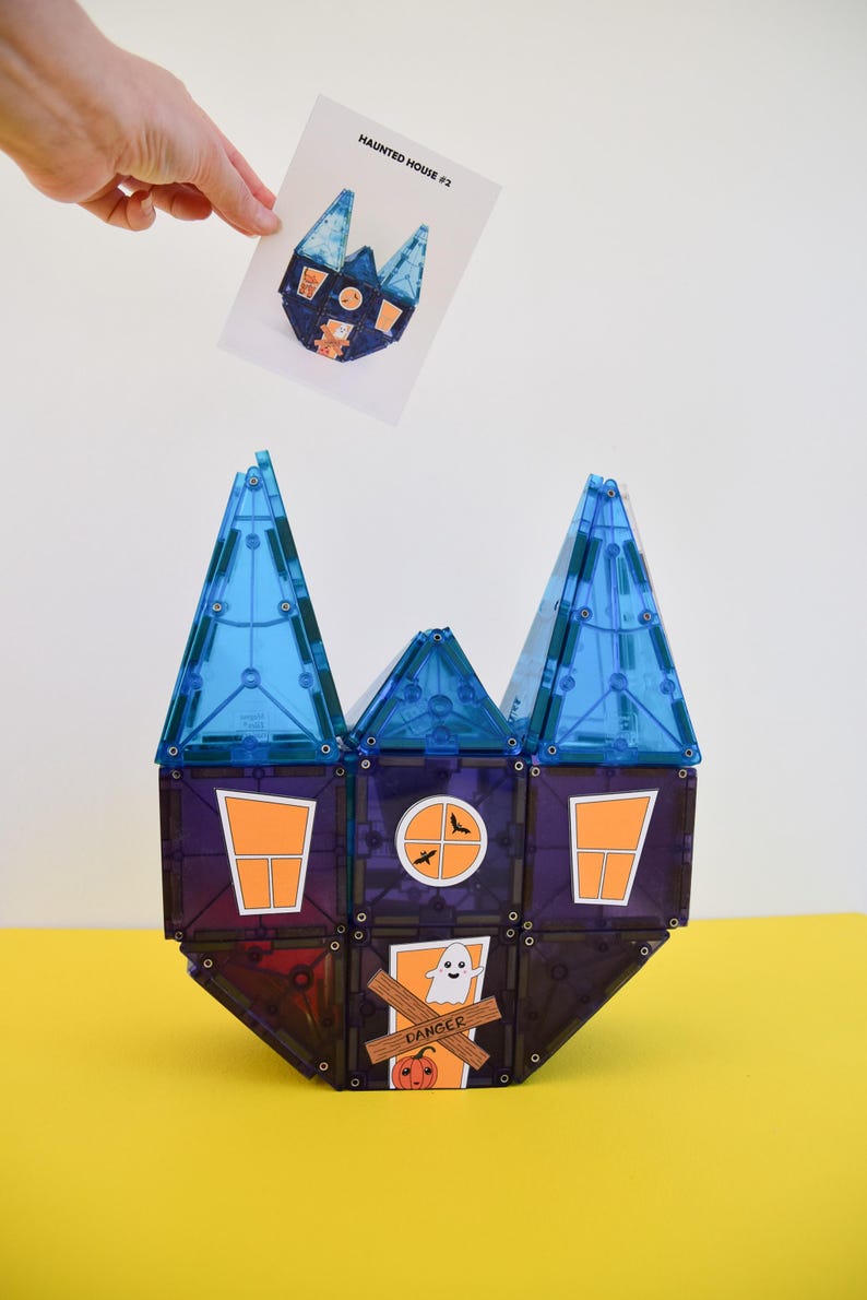 Autumn Magna-tile Idea Cards - Etsy