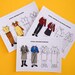 School Uniform Paper Dolls - Etsy