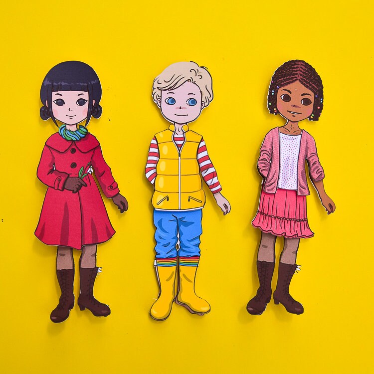 Multicultural Paper Dolls - Etsy