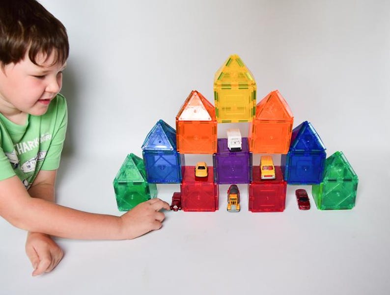 Magnetic Tiles Idea Cards: 3D Creative Designs - Etsy