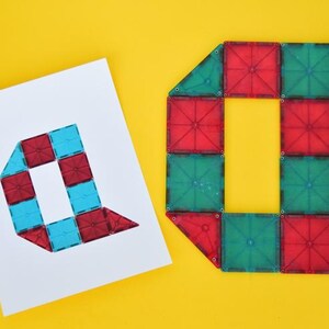 Magnetic Tiles Idea Cards: Alphabet With Lowercase Letters - Etsy