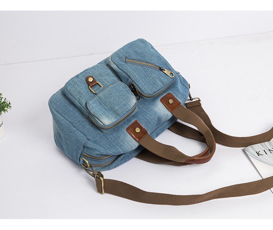 Denim Bags Women Fashion Designed Handbags Jeans - Etsy
