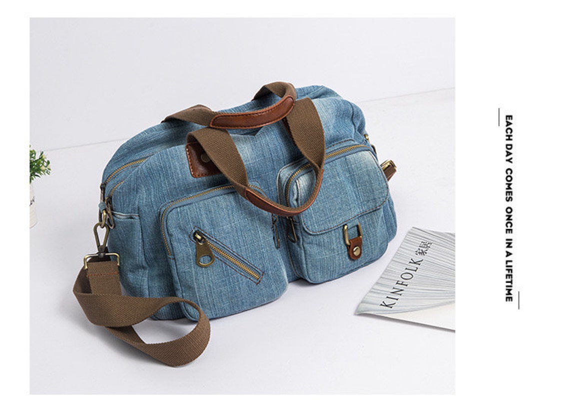 Denim Bags Women Fashion Designed Handbags Jeans - Etsy