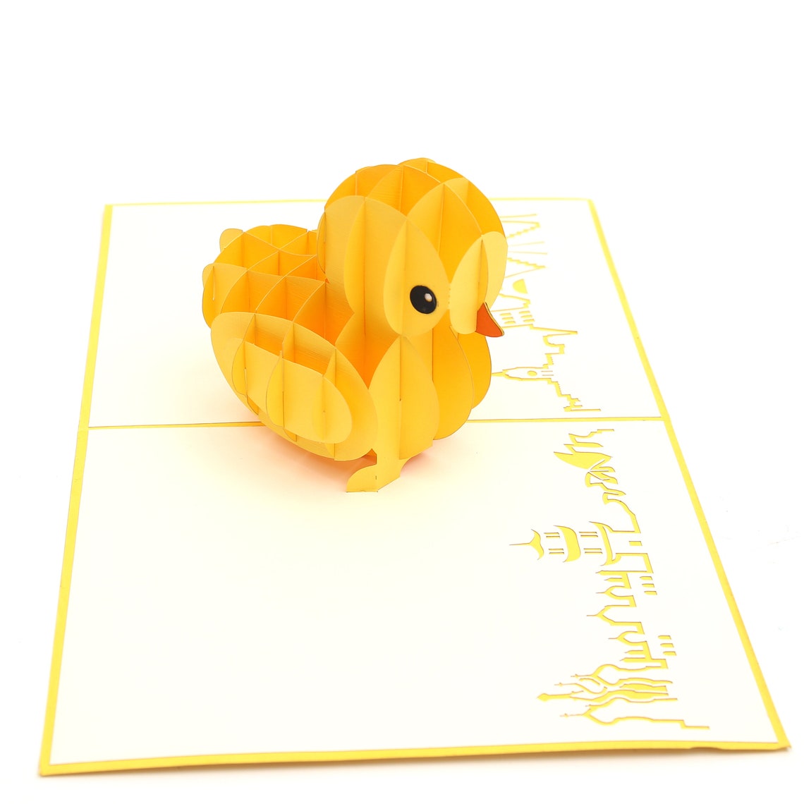 Liif Rubber Duck Pop up Card 3D Duck Pop up Card Pop up Card | Etsy