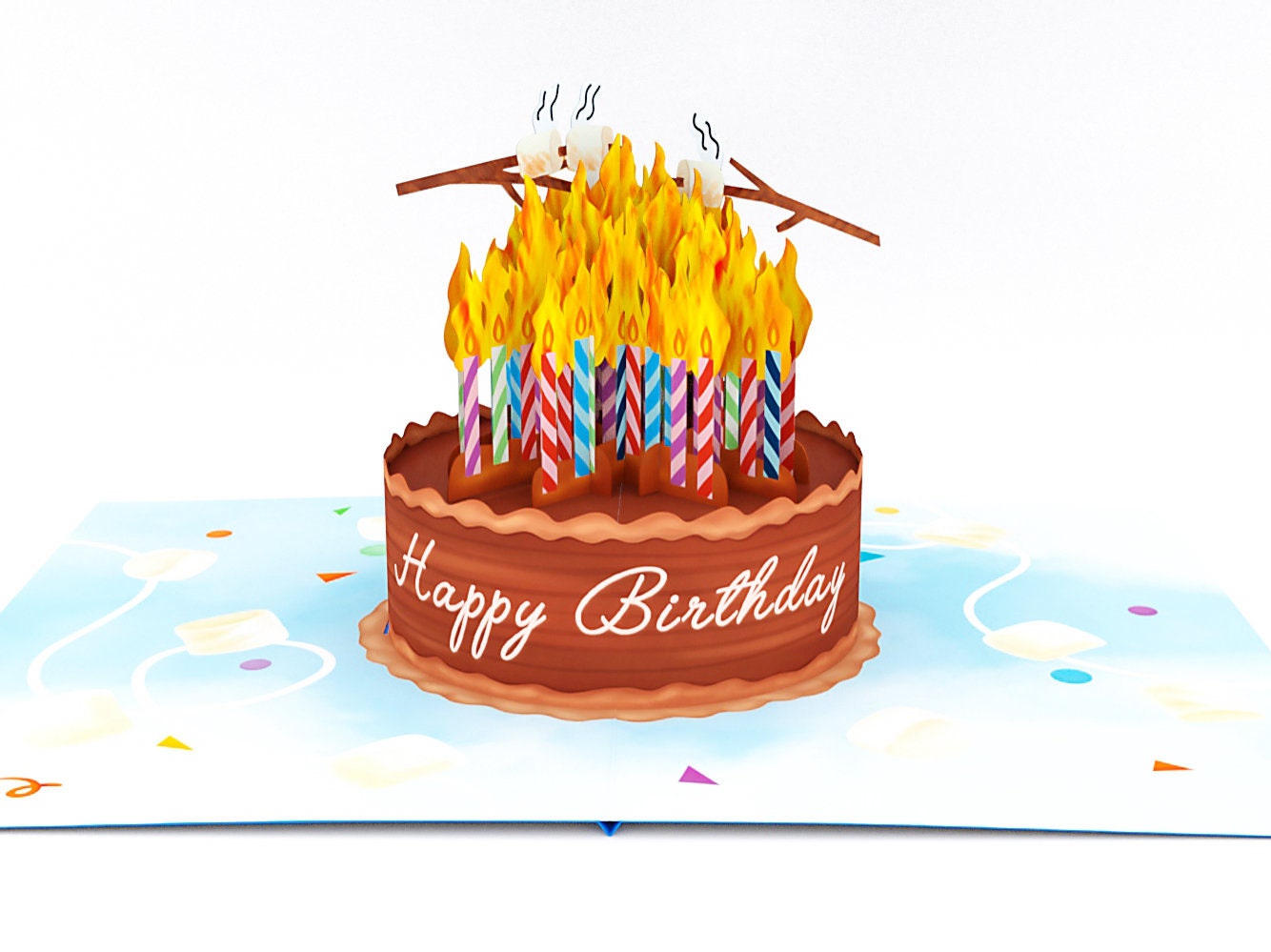 Funny Birthday Card Pop Up Birthday Card Happy Birthday Card Etsy