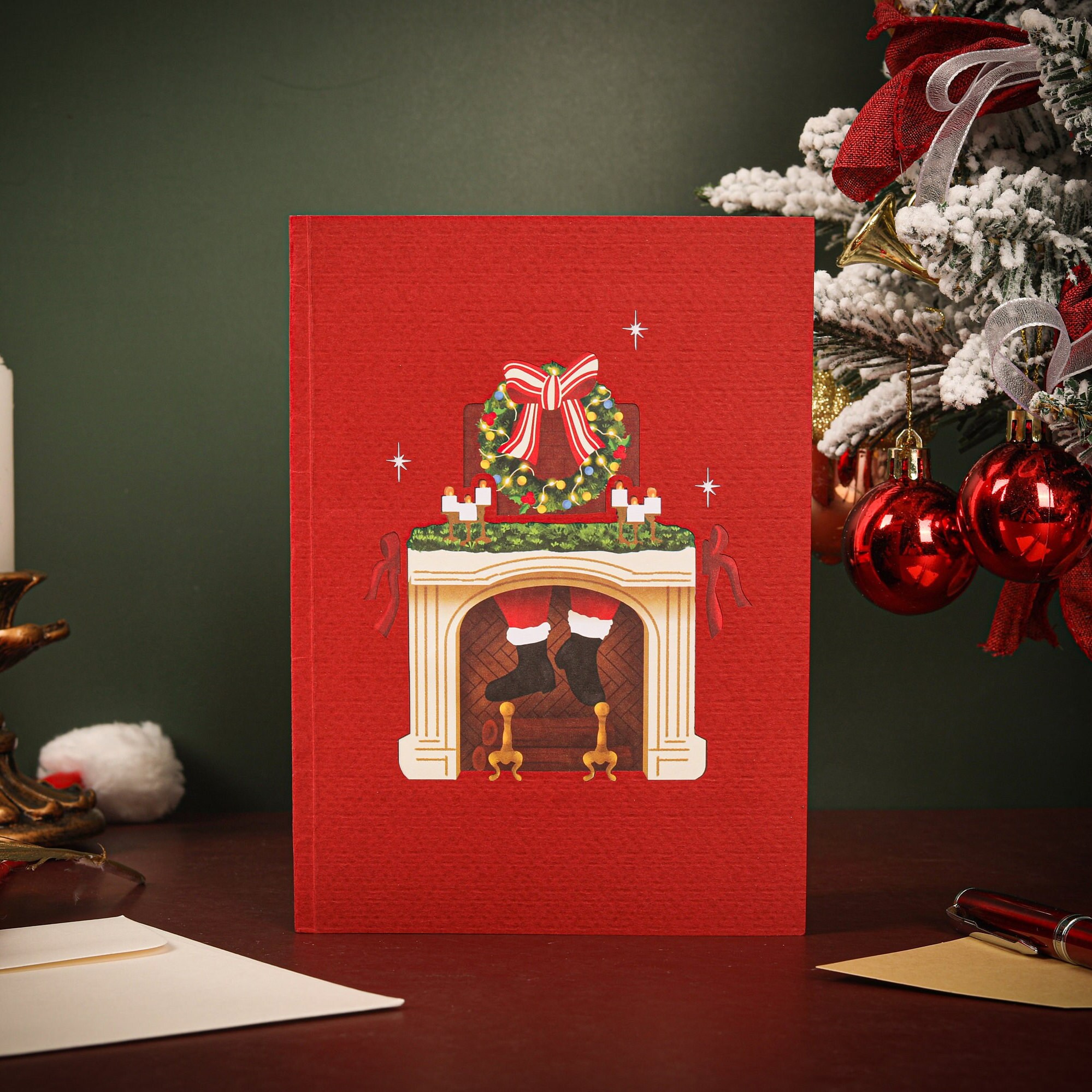 Liif 3D Pop up Kids Christmas Card, Merry Christmas Card, Xmas Card ...