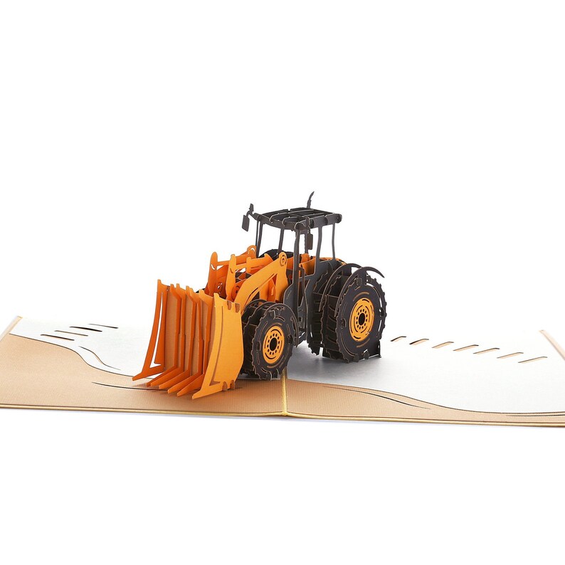 Liif Digger Pop Up Cards 3D Greeting Birthday Card For Kid | Etsy