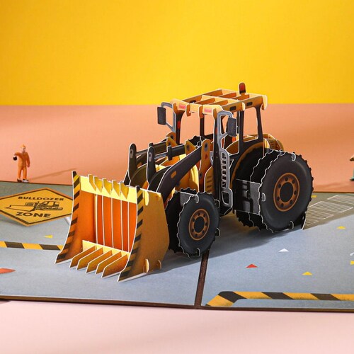 Liif Digger Pop up Cards 3D Greeting Birthday Card for Kid | Etsy