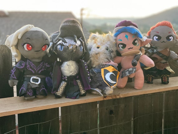 Custom Fantasy Character Plushie RPG Dandd DND - Etsy