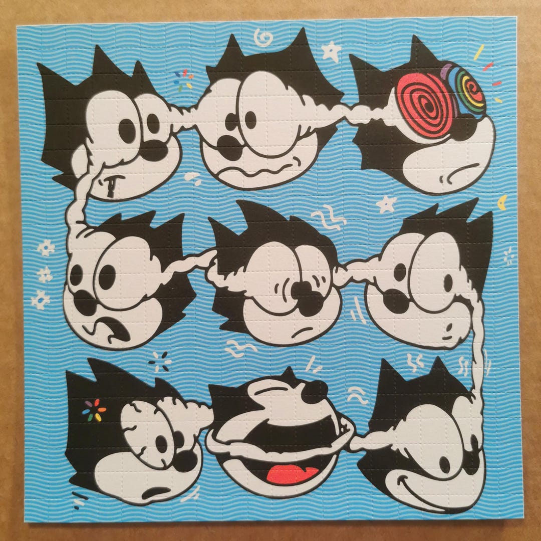 FELIX the Cat Blotter Art | 400 Hits FELIX#103 - Etsy