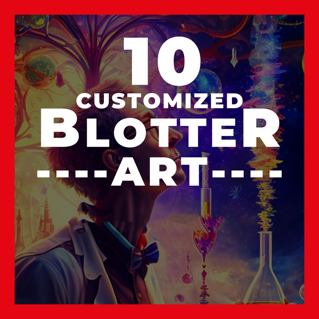 10 Customized Blotter Art Sheets HEXAGON Double Faced 100%cotton - Etsy