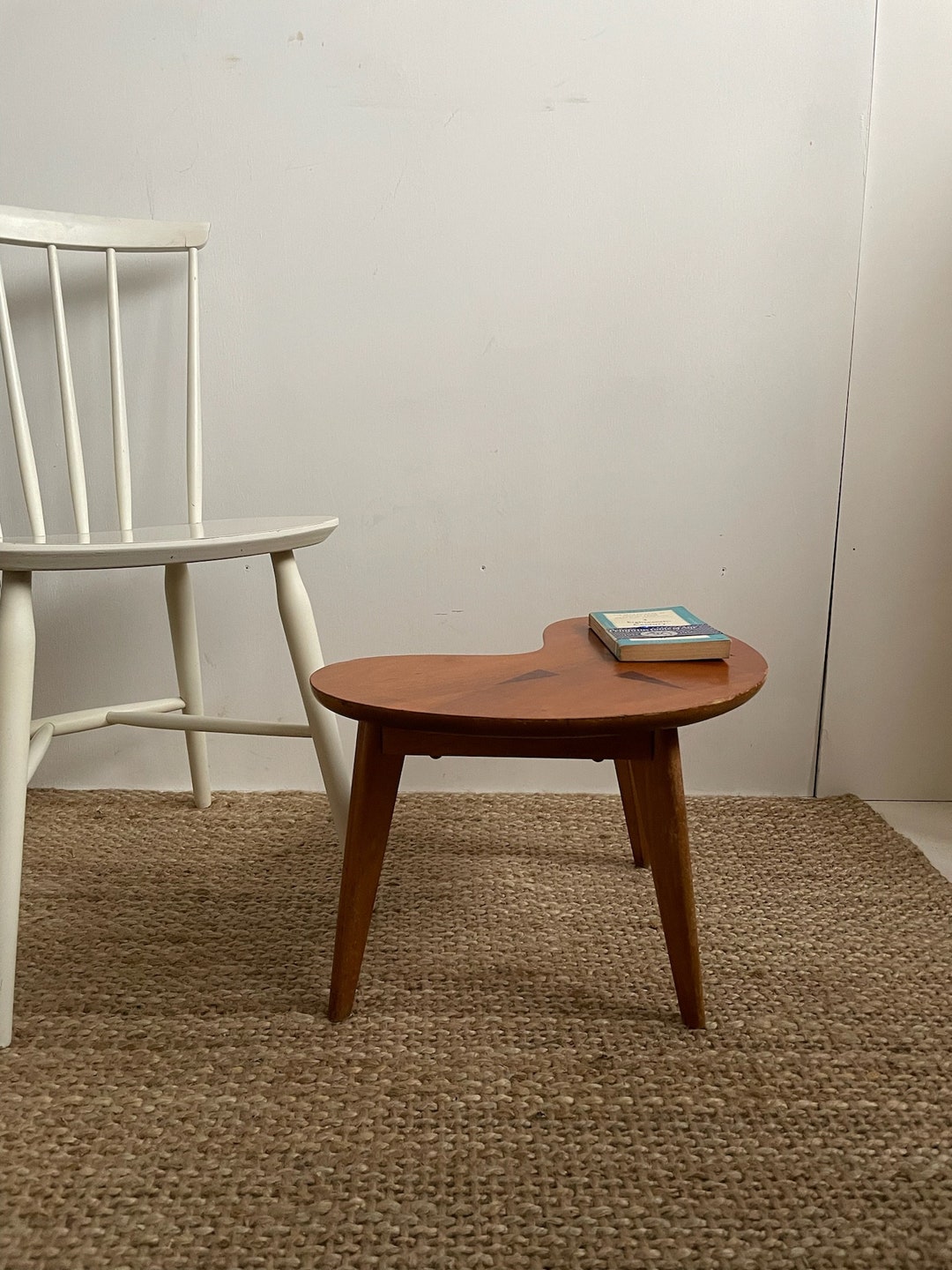 Small Kidney Shaped Side Table From the 1950s or 60s, Mid Century Modern - Etsy UK