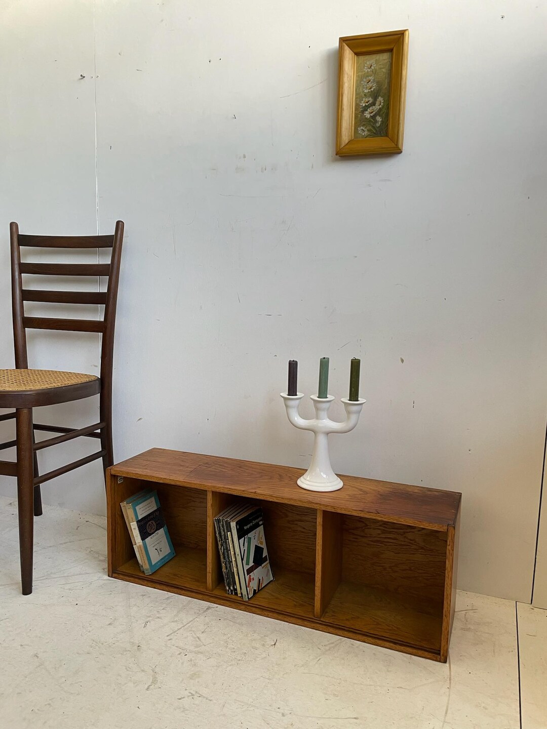 Small Mid Century Modern Bookcase by Unix Phoenix Storage Shelving ...