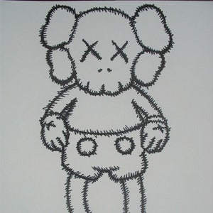 Kaws Companion Drawing