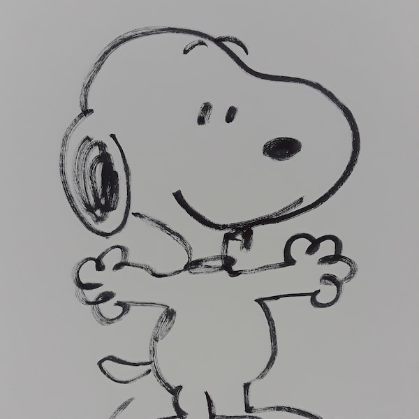 Snoopy Painting - Etsy