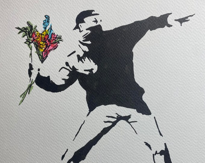 Banksy , Original, Signed, Drawing, Painting, Art, Artwork, Pop Art ...