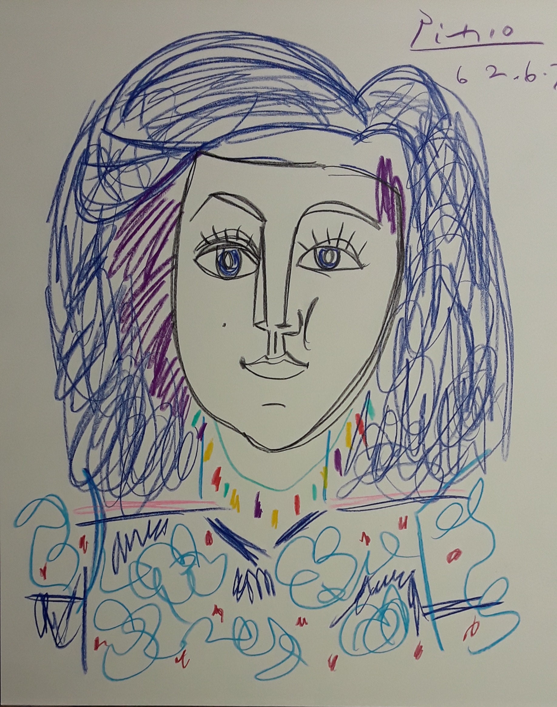 Pablo Picasso, Original, Estate Found, Drawing, Painting, Art, Artwork ...