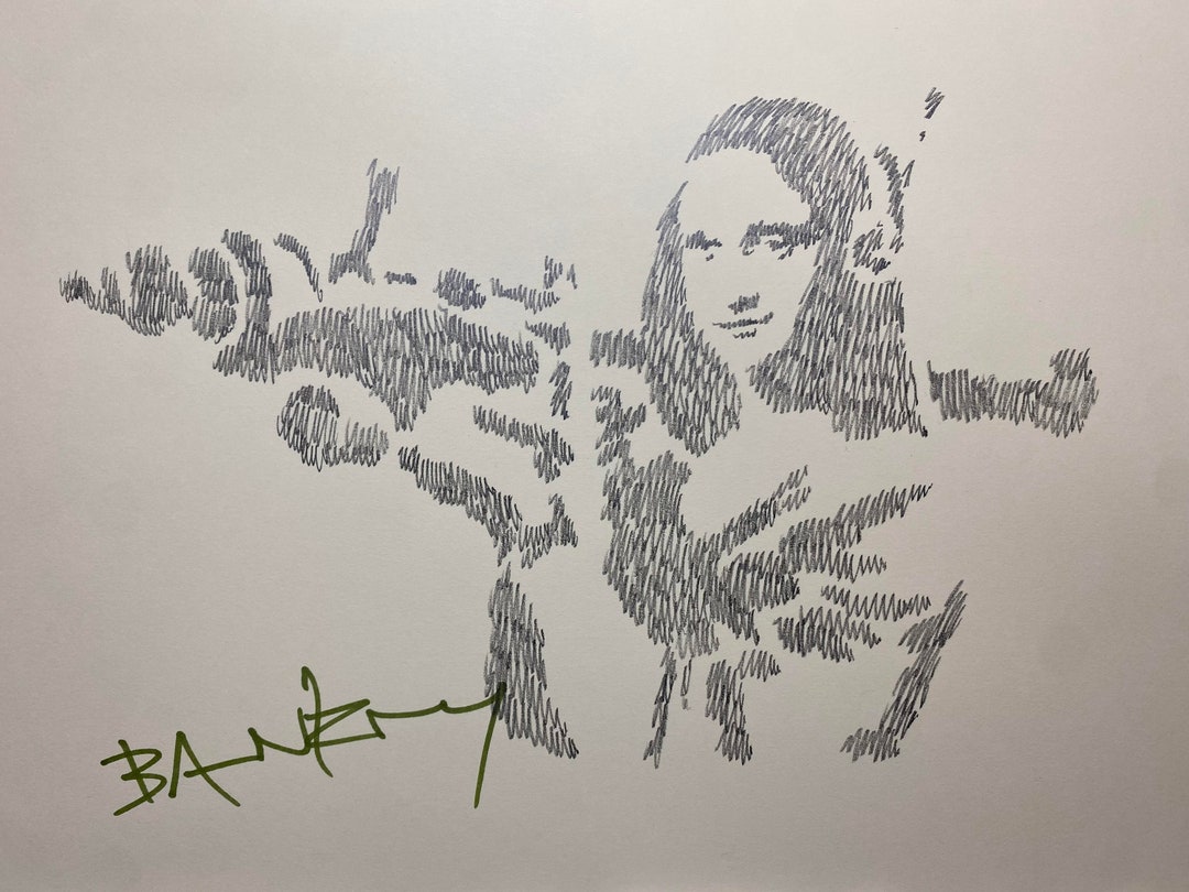 Banksy , Original, Signed, Drawing, Painting, Art, Artwork, Pop Art ...