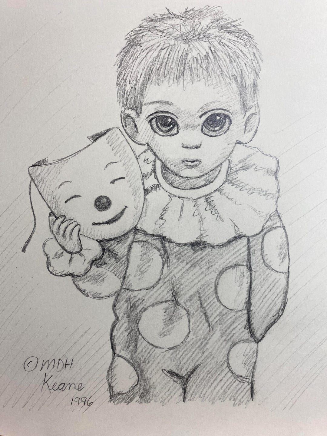 Keane, Original, Drawing, Painting, Art, Big Eyes, Artwork, Pop Art ...