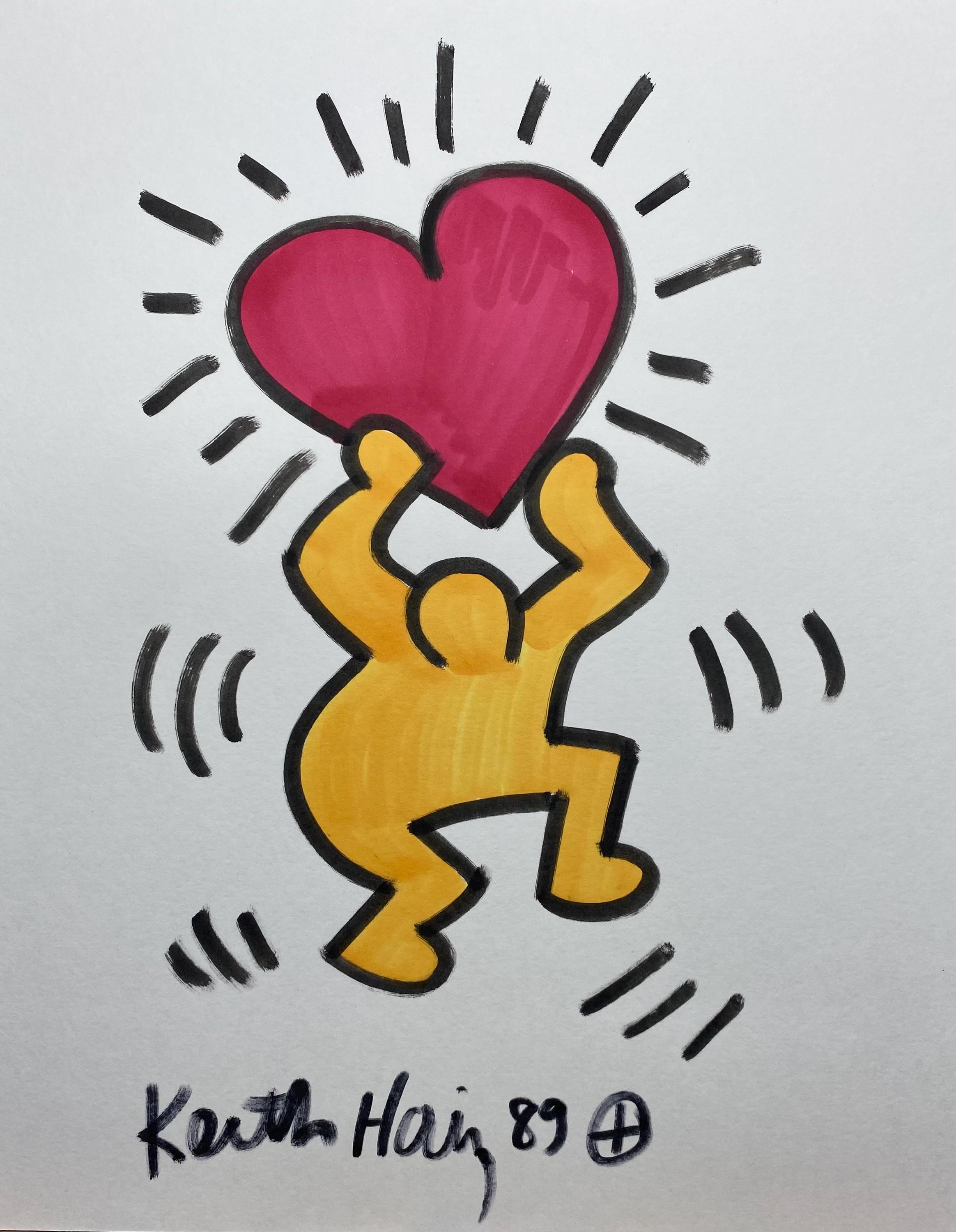 Keith Haring , Original, Signed, Haring, Drawing, Painting, Art ...
