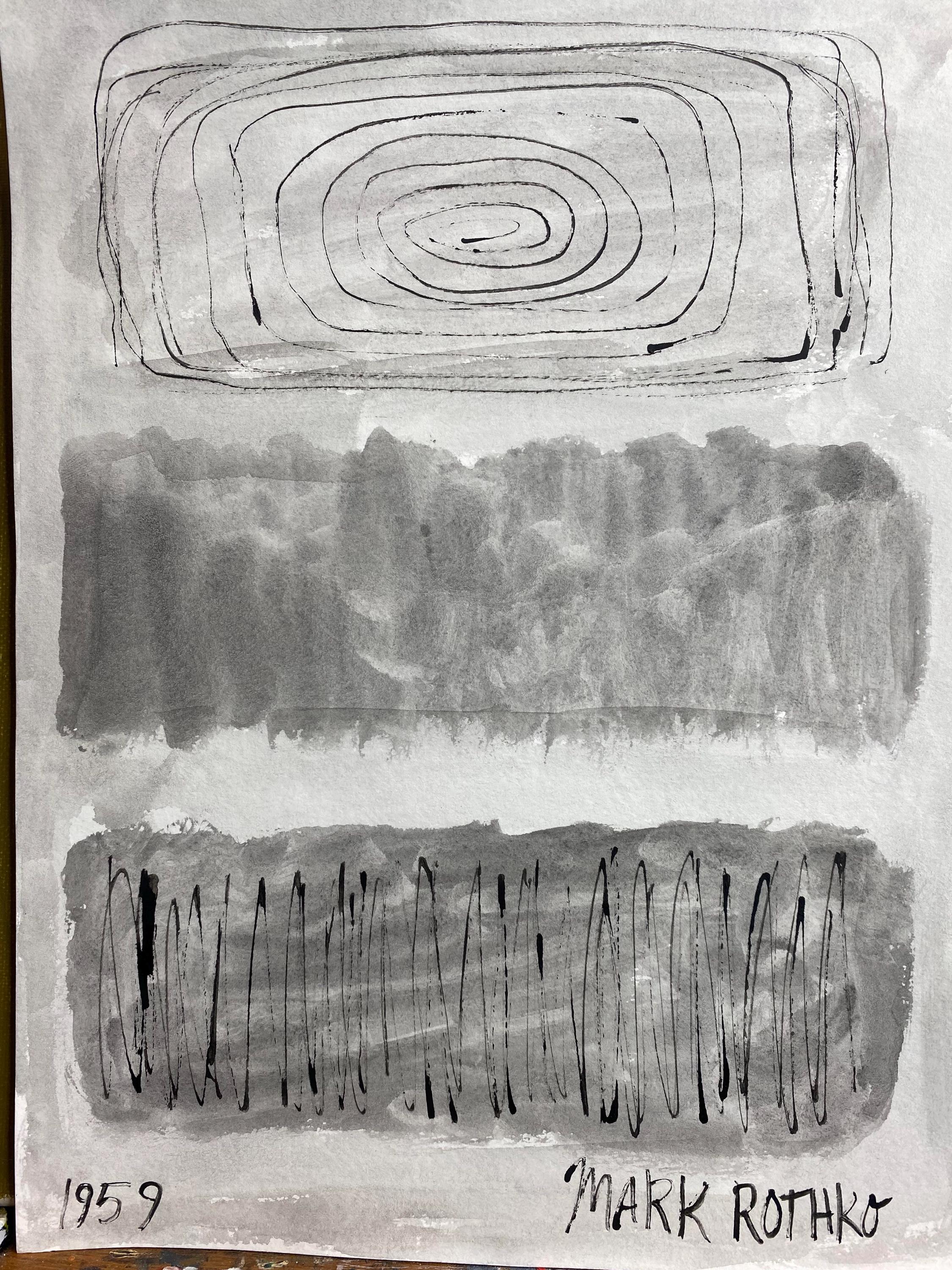 Mark Rothko, Original, Estate Found, Drawing, Painting, Art, Artwork ...