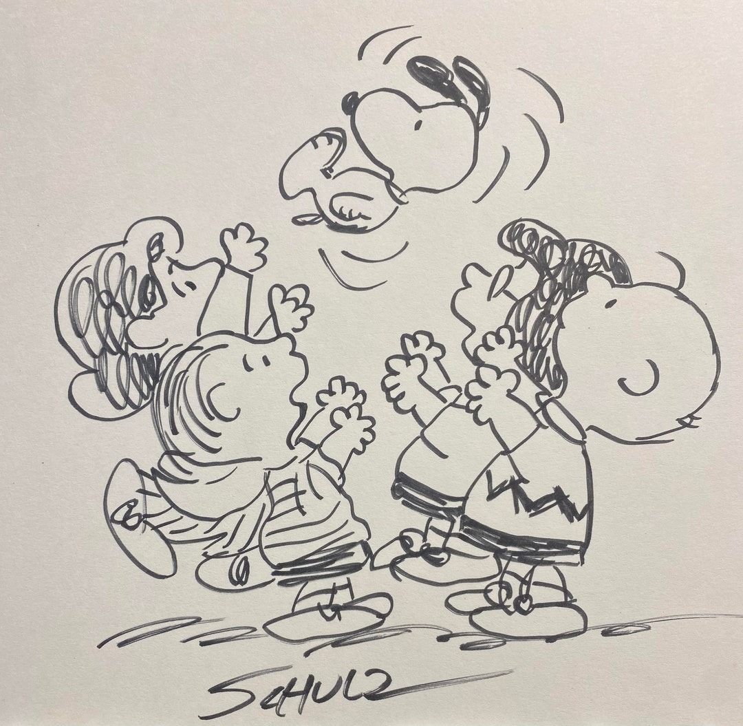 Peanuts, Snoopy, Original, Drawing, Painting, Art, Artwork, Charlie ...