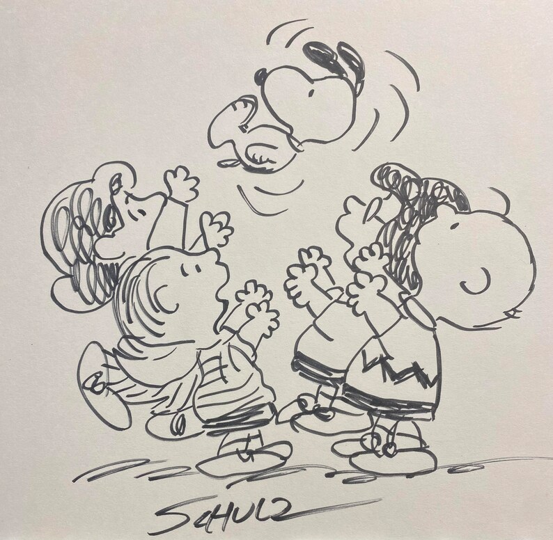Peanuts, Snoopy, Original, Drawing, Painting, Art, Artwork, Charlie ...