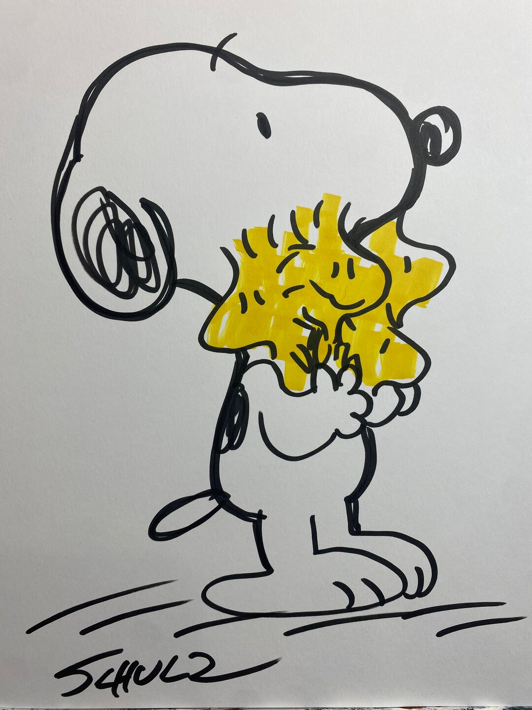 Peanuts, Snoopy, Original, Drawing, Painting, Art, Artwork, Charlie ...