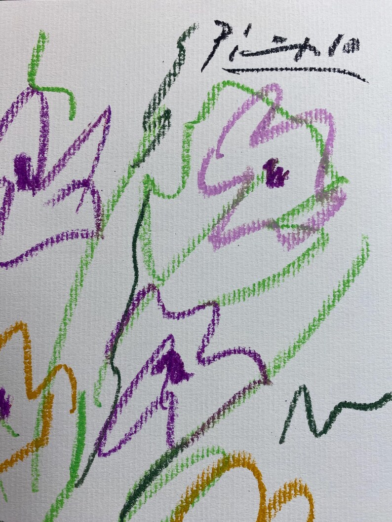 Pablo Picasso, Original, Estate Found, Drawing, Painting, Art, Artwork ...