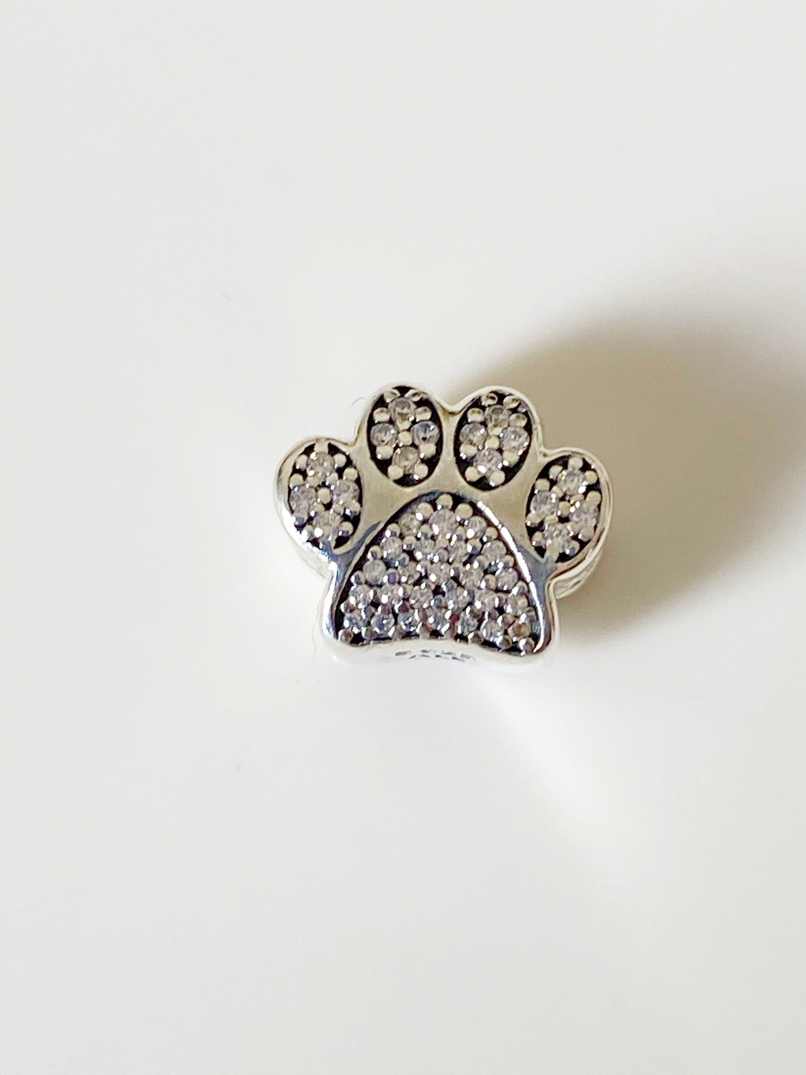 New and Authentic Pandora Paw Prints Clear CZ Charm 791714CZ - Etsy