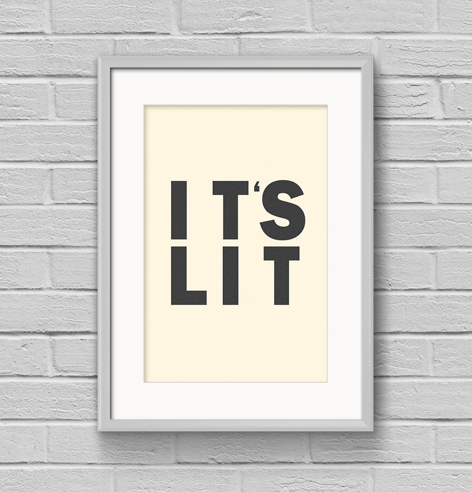 IT'S LIT - Instant Download - Digital Printable Wall Art - 8.5 X 11 - Etsy