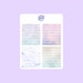 Purple & Blue Grunge Planner Headers Stickers, Functional Planner ...
