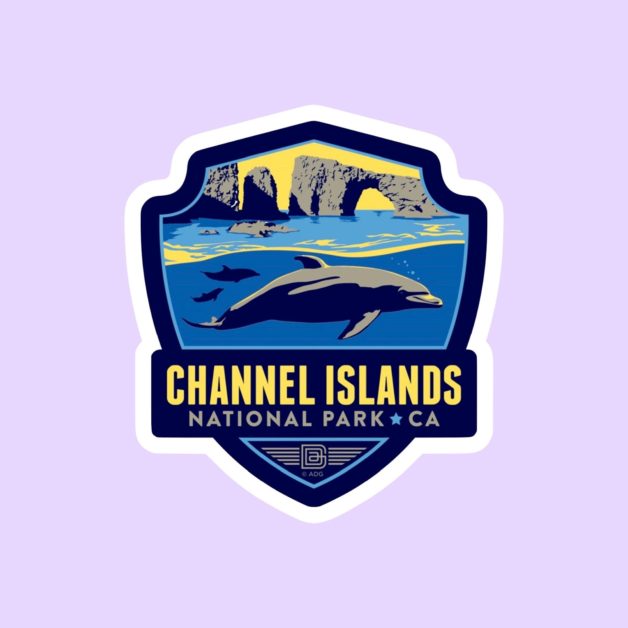 Channel Islands National Park Sticker, National Park Badge Stickers ...