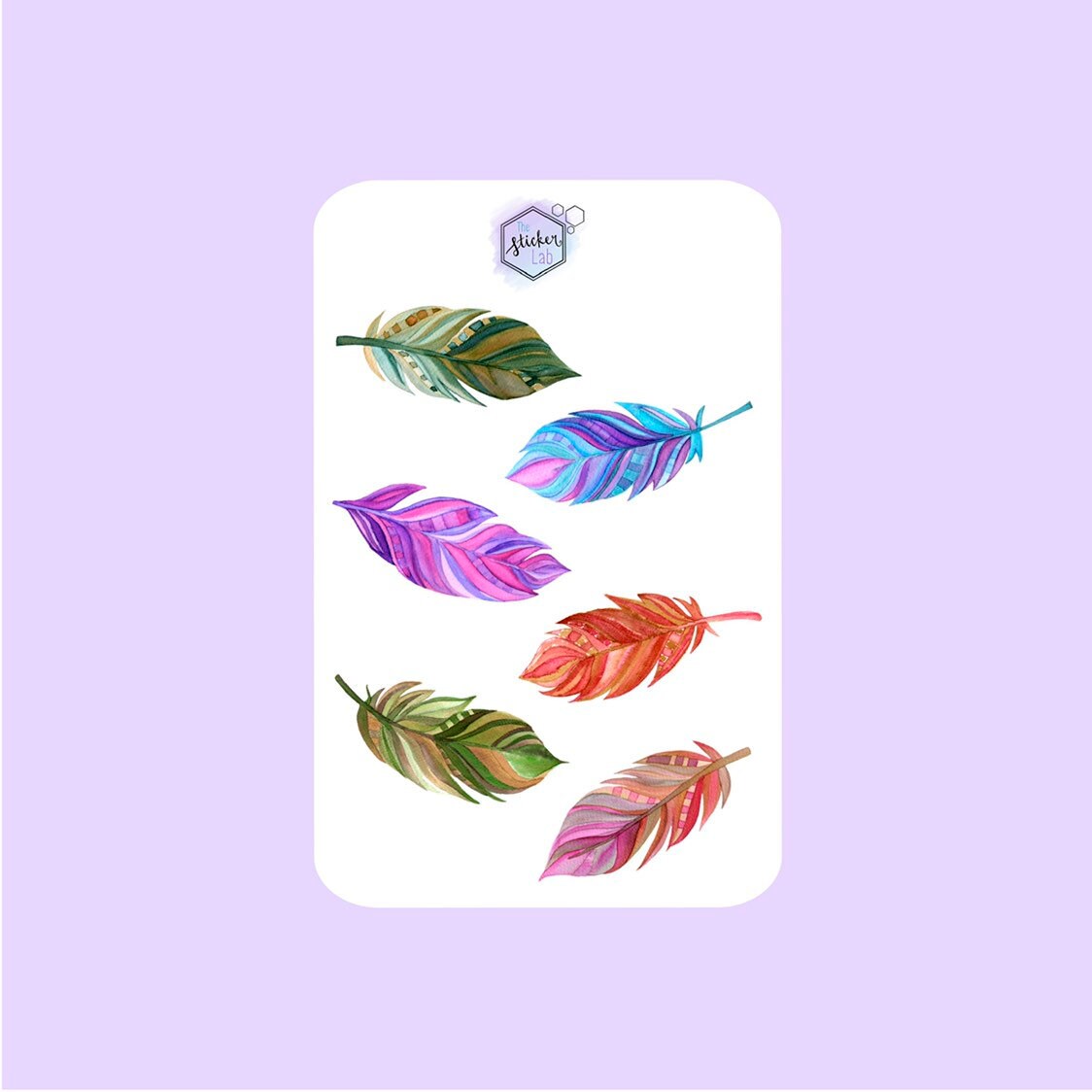 Paper & Party Supplies Watercolor boho stickers Stickers etna.com.pe