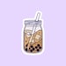 Coffee Boba Sticker, Cute Kawaii Stickers, Aesthetic Stickers - Etsy