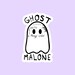 Ghost Malone Sticker, Spooky Halloween Sticker, Funny Laptop MacBook ...
