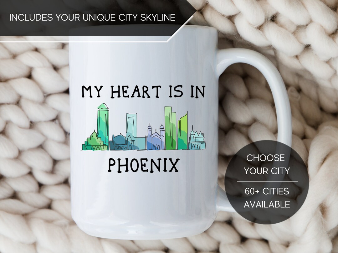 City Name Mug, Long Distance Friendship Mug, Long Distance Relationship ...
