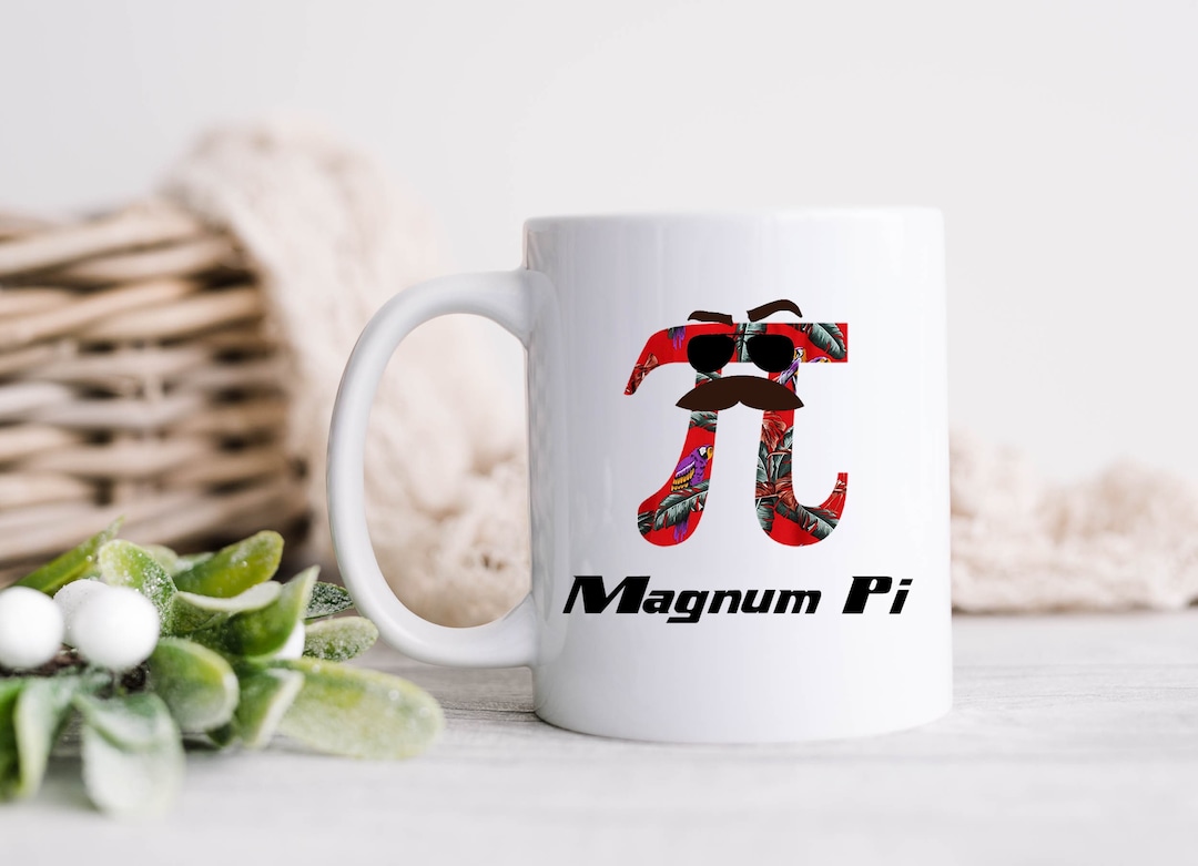 Magnum Pi Mug | Teacher Coffee Cup | Math Physics Students or Professor ...